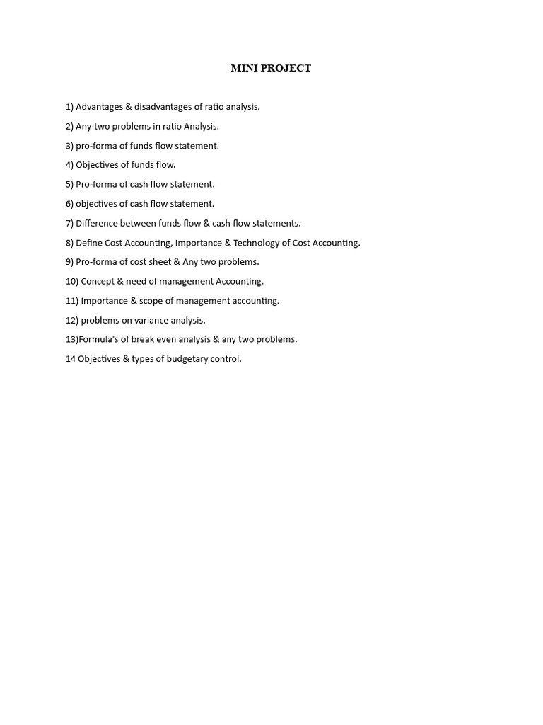 Afm Mini Project | PDF