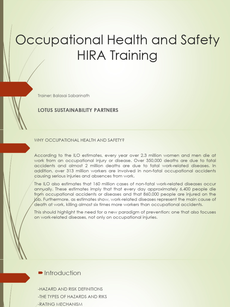 HIRA | PDF | Hazards | Risk