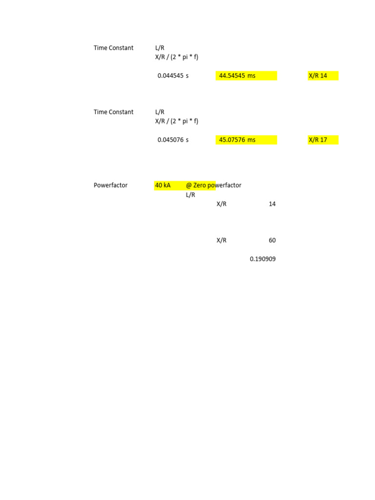 SC Calculation | PDF