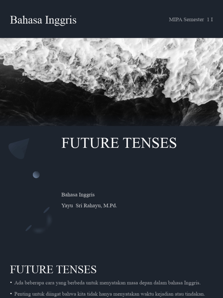 TENSES-FUTURE TENSES | PDF