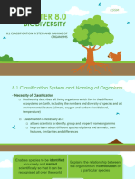 Biodiversity and Classification Grade 10 | PDF