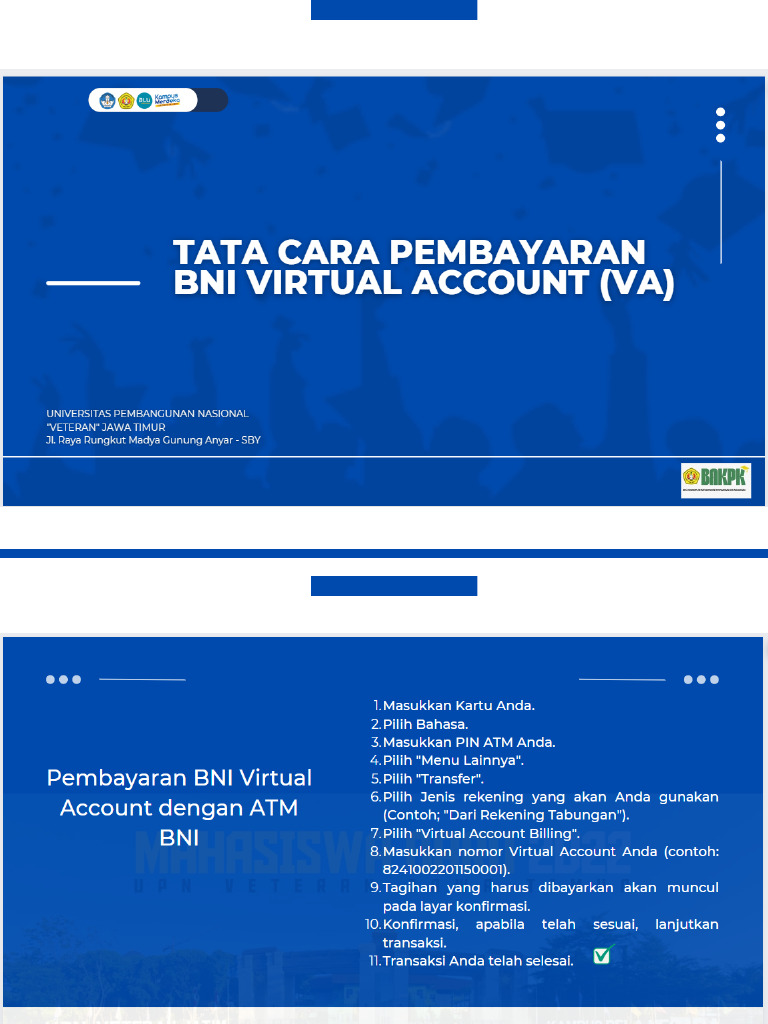 Tutorial PEMBAYARAN Deposit Toga | PDF