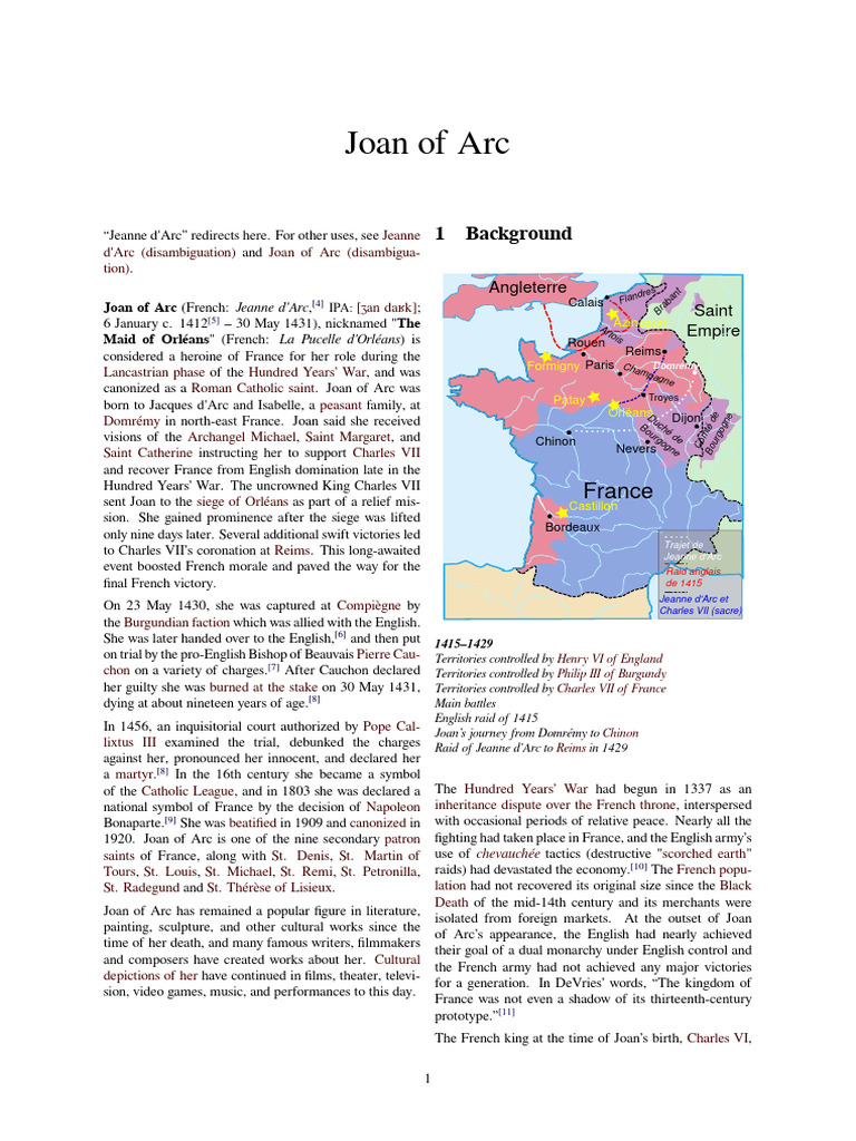 Joan of Arc | PDF | Joan Of Arc | Kingdom Of France