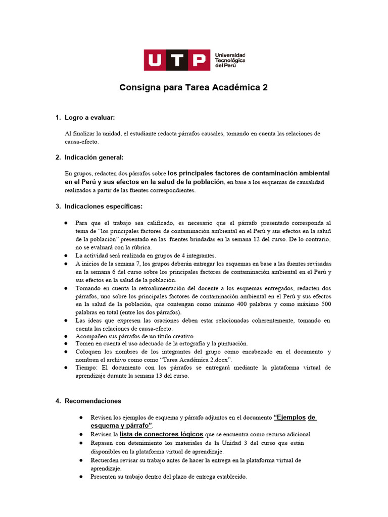 EA X101 TA2Consigna 24C1M Docx | PDF | Puntuación | Evaluación