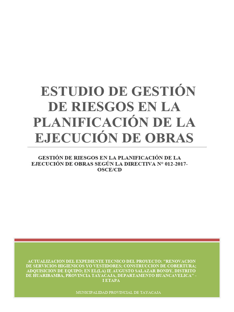 GestiondeRiesgos 20220311 093241 819 | PDF | Riesgo | Science