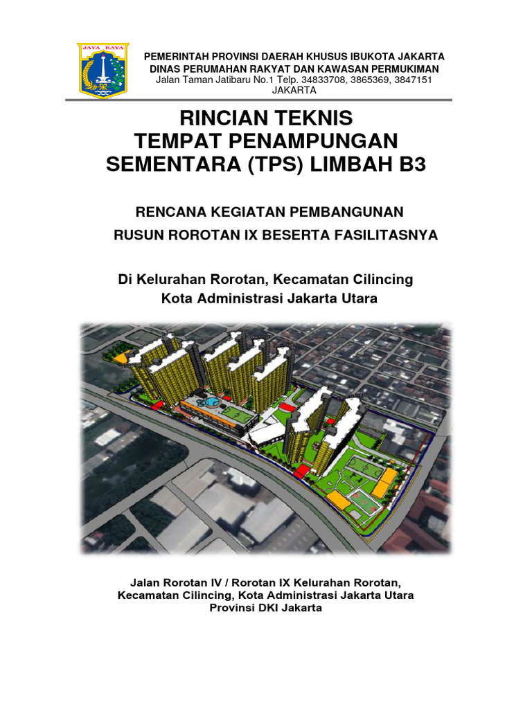 Rintek TPS B3 Rusun Rorotan IX | PDF