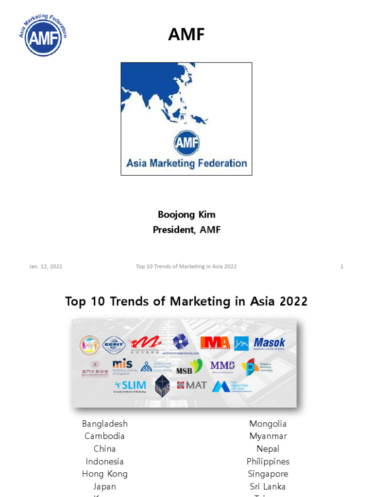 (AMF) Top 10 Trends of Marketing in Asia 2022 | PDF | Marketing ...