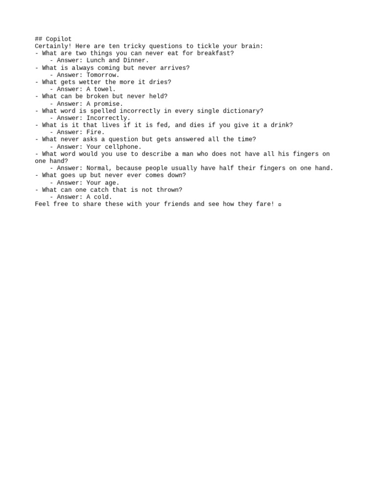 Brain Teasers for Curious Minds | PDF | Language Arts & Discipline