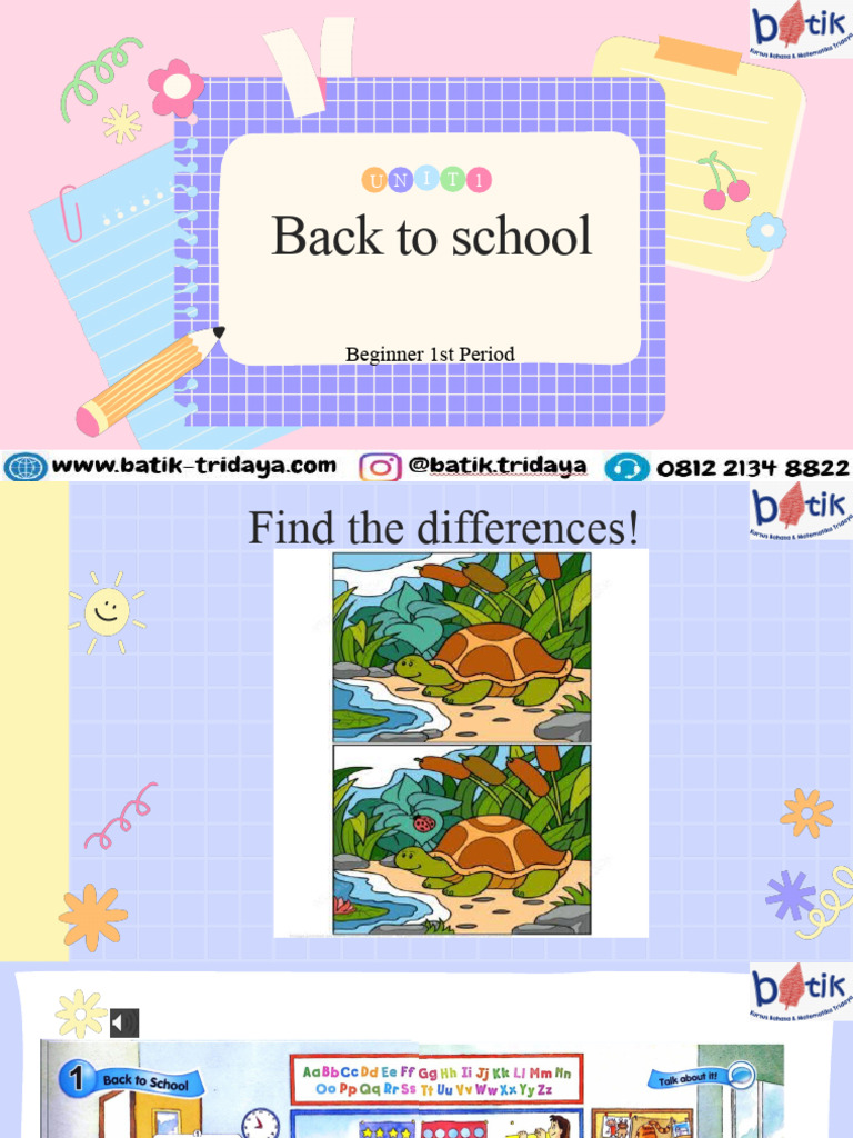 Unit 1- Back to School _Basic | PDF