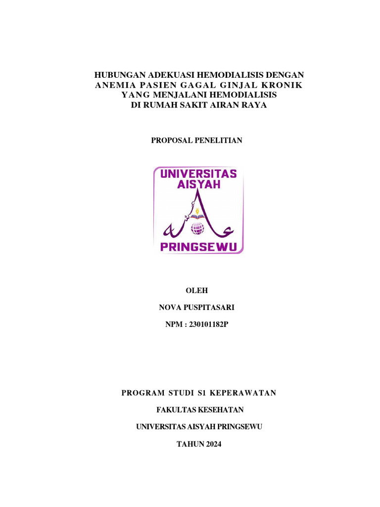 PROPOSAL NOVA-acc Sidang | PDF