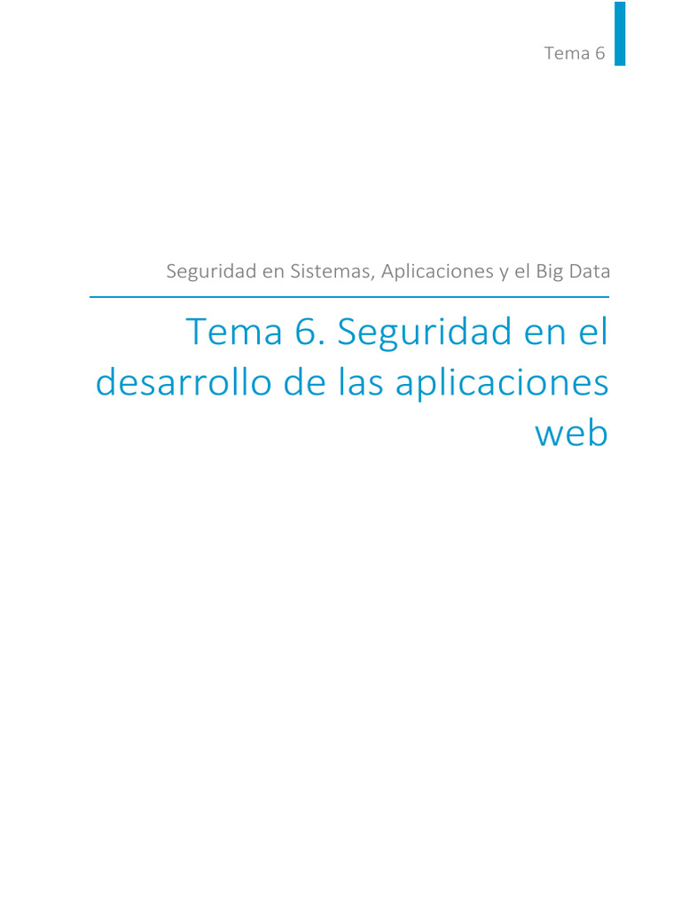 tema_6 seguridad en el desarrollo de aplicaciones web | Descargar gratis PDF | Clave ...