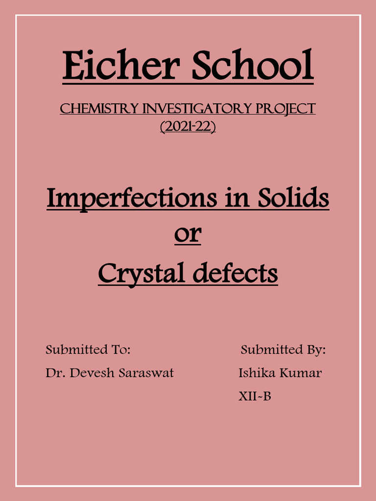 Chemistry Project 12 | PDF | Ion | Chemical Compounds