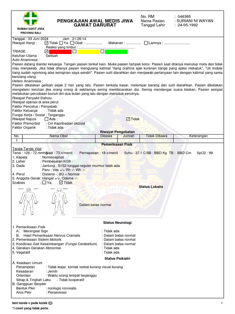 Assesment_Awal_Medis_Jiwa_Gawat_Darurat (7) | PDF