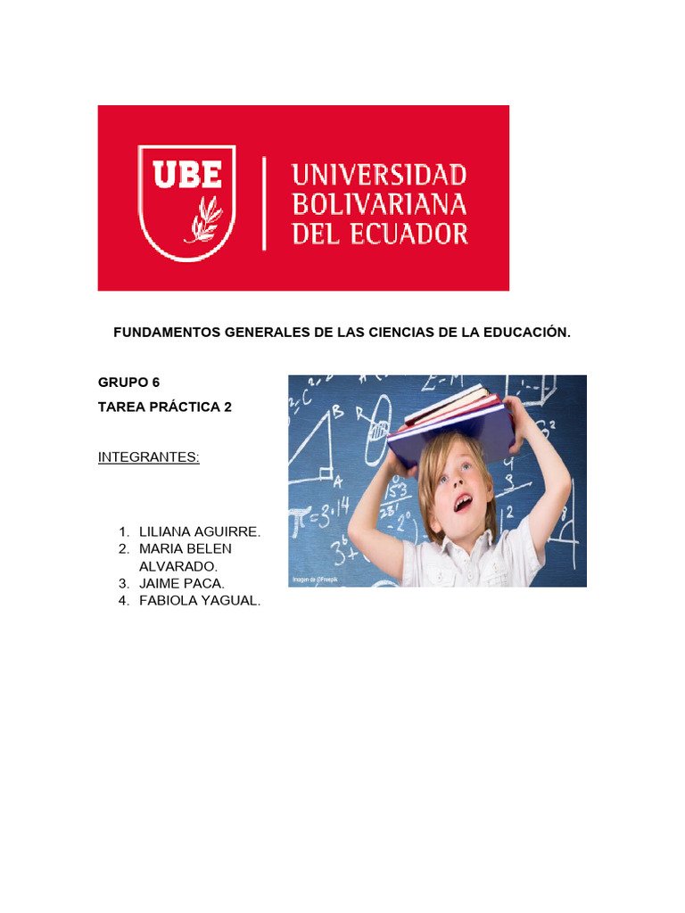 Valores Tarea Grupal 2 | PDF | Maestros | Aprendizaje