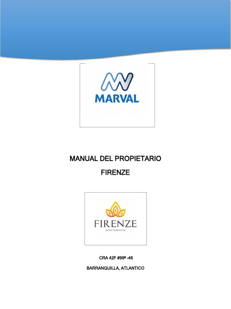 Manual Del Propietario Firenze | PDF | Condominio