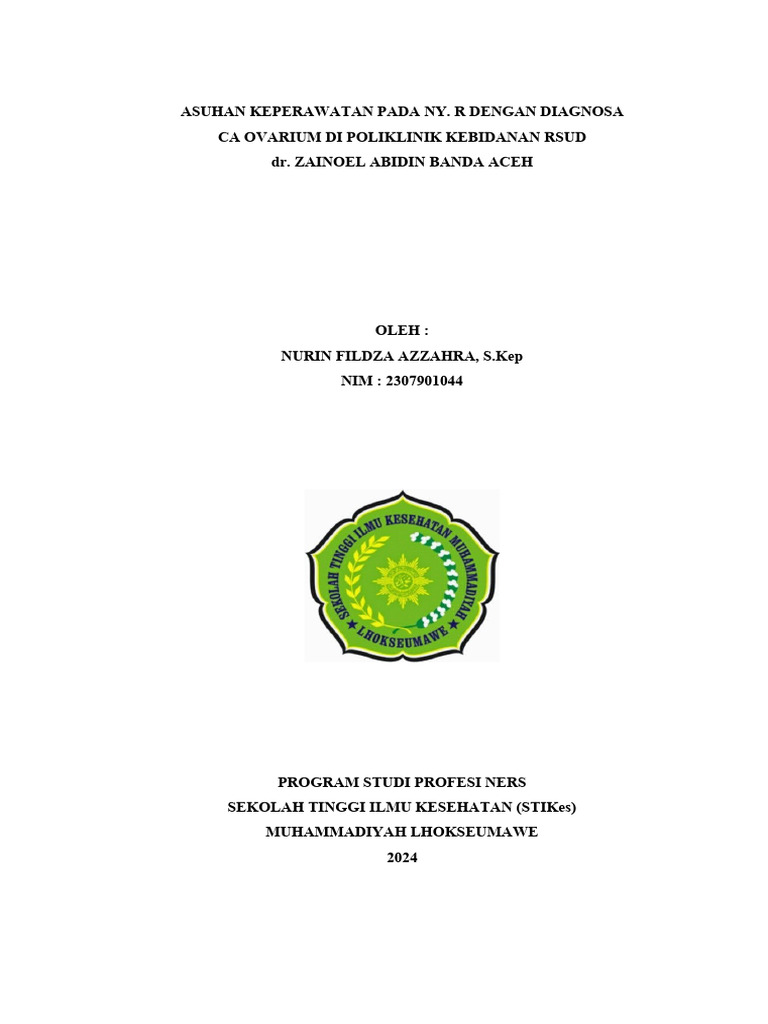 Asuhan Keperawatan Kanker Ovarium | PDF | Sains & Matematika