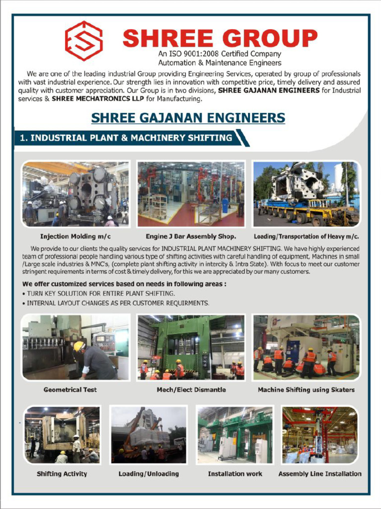 Catalogue Shree Group - Installation | PDF