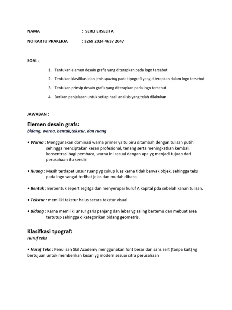 TPM 1 Serly - Analisis Desain Grafis | PDF