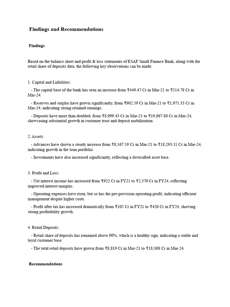 ESAF Small Finance Bank Growth Insights | PDF | Banks | Basel Iii