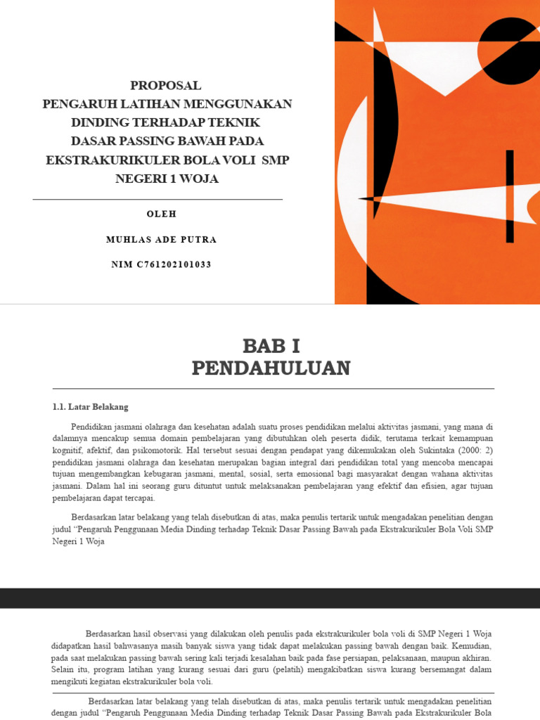 Proposal Muhlas Ade Putra | PDF