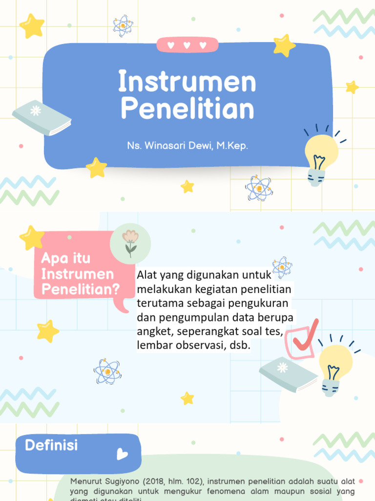 Instrumen Penelitian | PDF