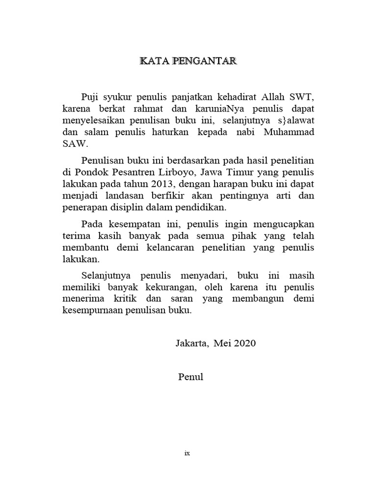 Disiplin Pendidikan Dalam Perspektif Islam | PDF