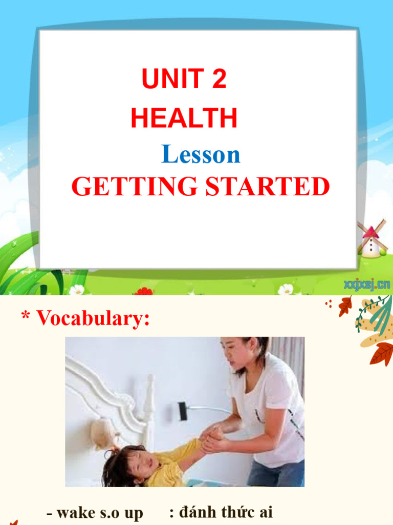 Unit 2 Health Lesson 1 Getting Started | PDF | Self-Improvement