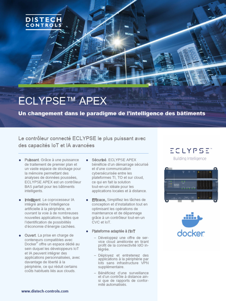 Eclypse Apex - SS | PDF | Internet des objets | Intelligence artificielle