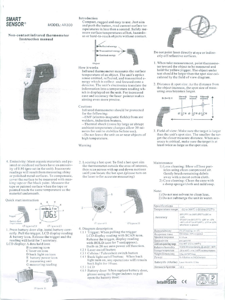 AR300 Thermometer | PDF