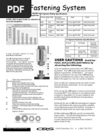 FRAMECAD Fasteners Full | PDF | Framing (Construction) | Screw