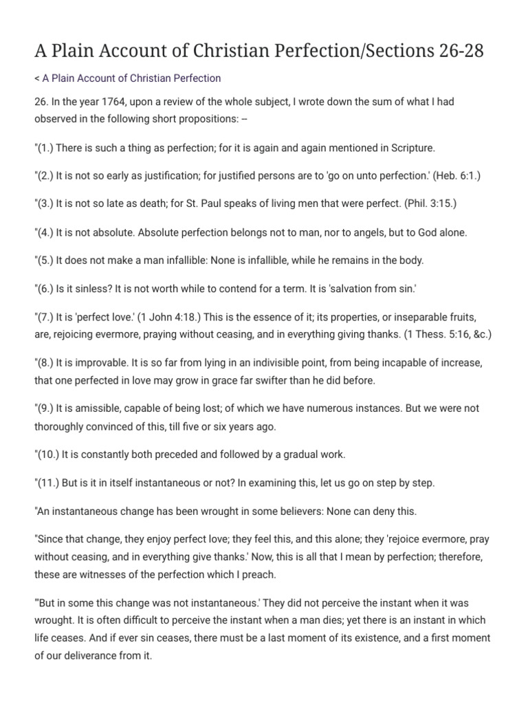 Understanding Christian Perfection | PDF | Philosophy | Religion ...