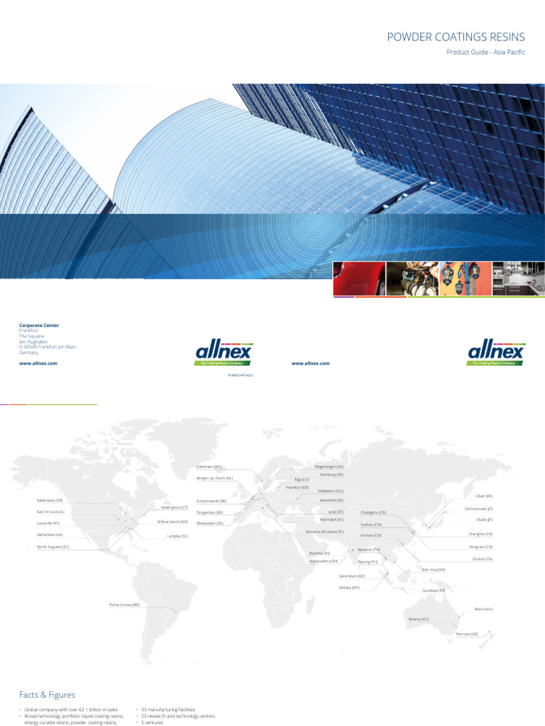 POWDER COATINGS RESINS - Allnex | PDF | Polyurethane | Epoxy