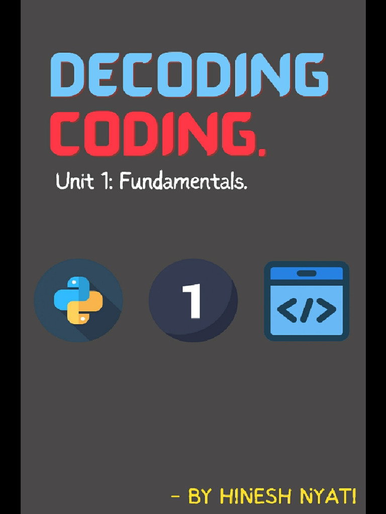 Decoding Coding Fundamentals Decoding Coding Book 1 Pdf