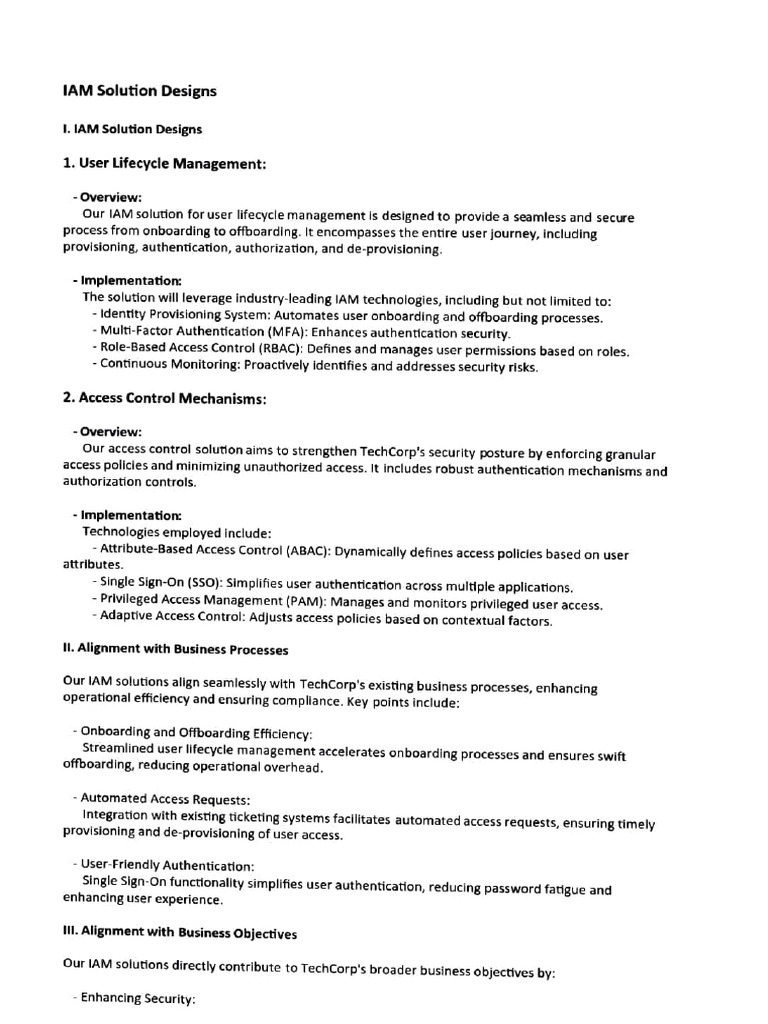 IAM Design | PDF | Security | Computer Security