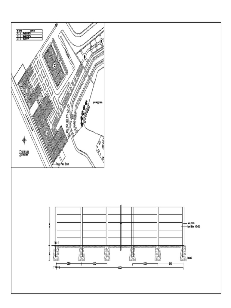 Gbr Pagar Panel Beton STAI Layout1 (1) | PDF