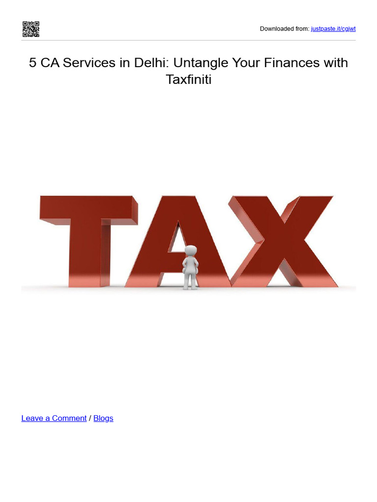 5 CA Services | Download Free PDF | Taxes | Accounting