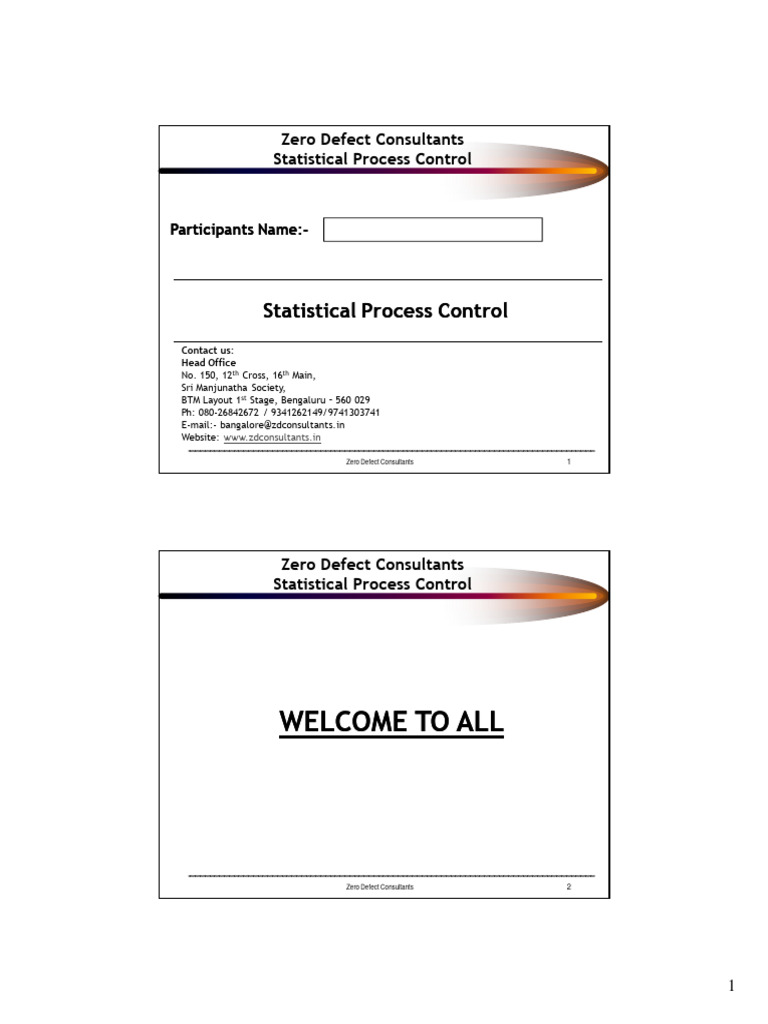 SPC Course Material (Compatibility Mode) | PDF | Statistics | Histogram