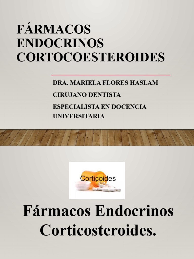Fármacos Endocrinos Corticoides Lista | PDF | Corticosteroides ...