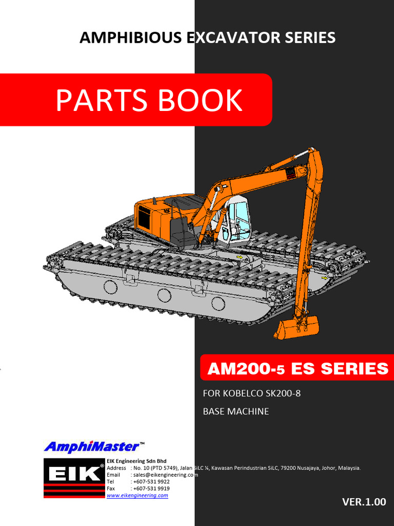 Kobelco SK200-8 Parts Manual | PDF | Mechanical Engineering