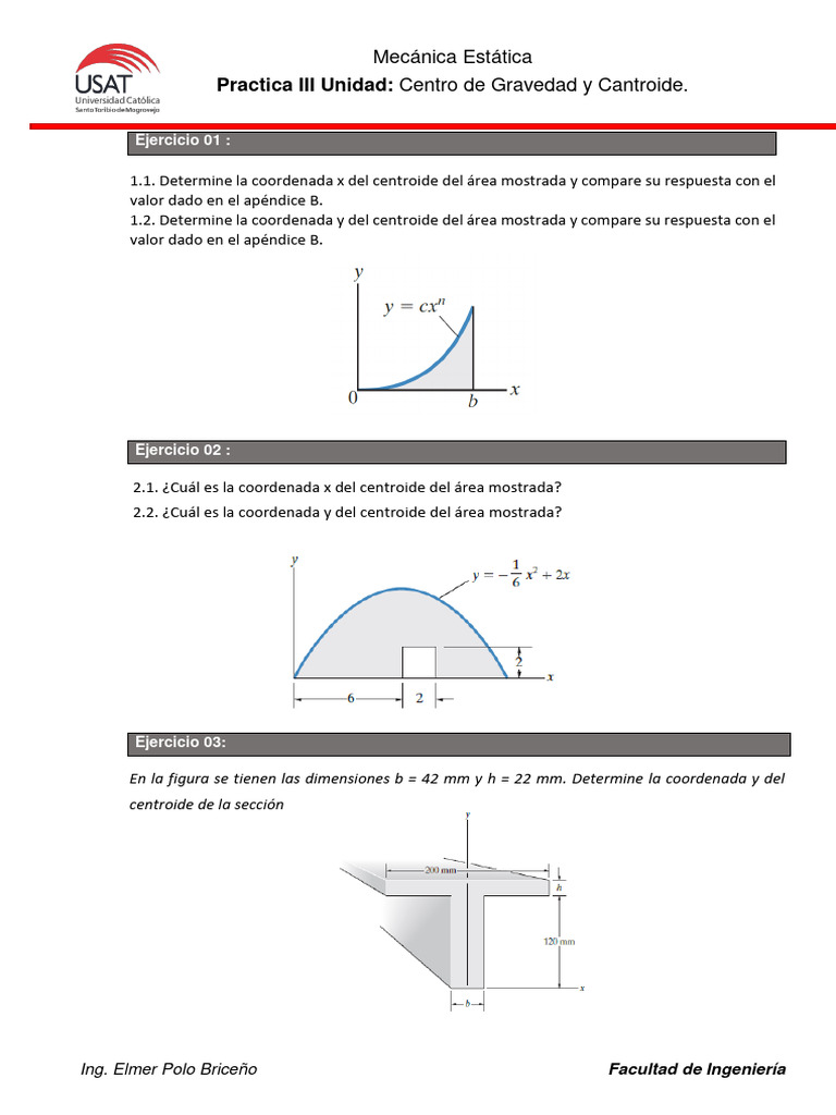 Practica - III Unidad | PDF | Física | Mecanica clasica
