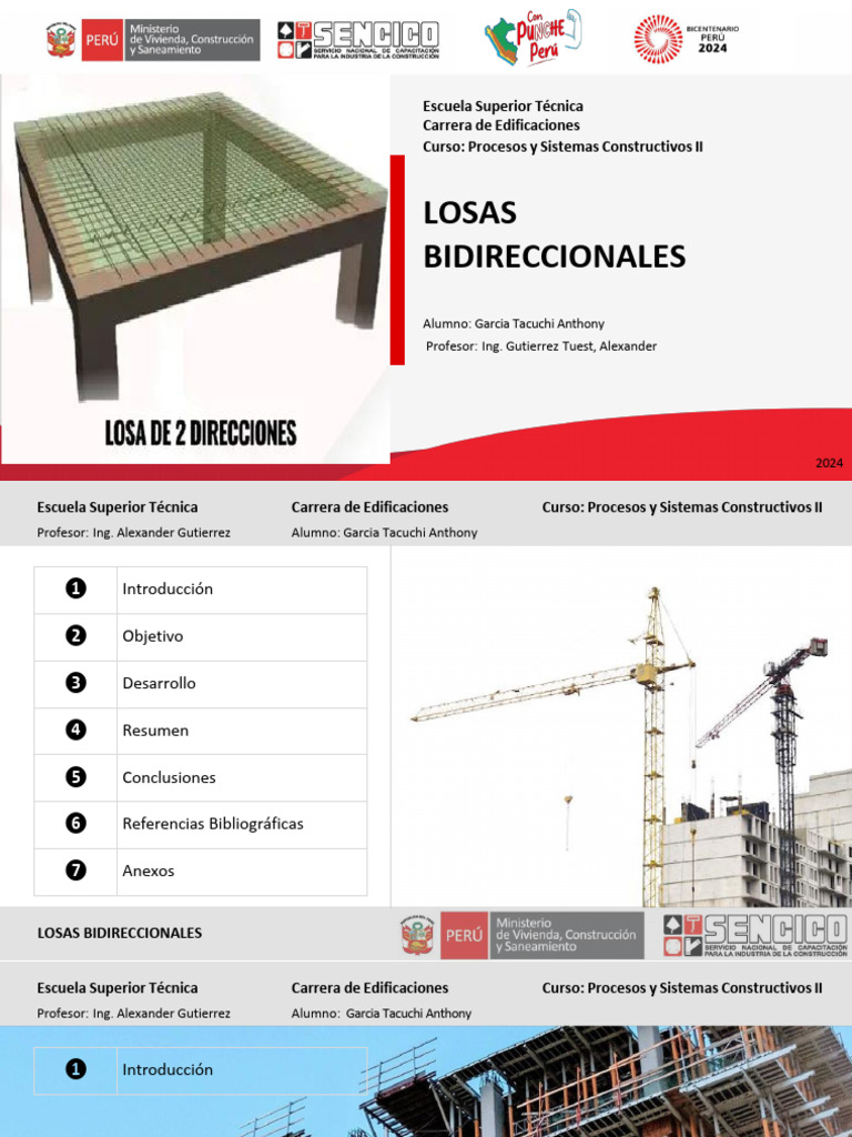 1.losas Bidireccionales | PDF | Hormigón | Fundación (Ingeniería)