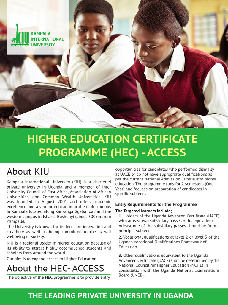 Higher Education Certificate - Access | PDF | Vocational Education ...