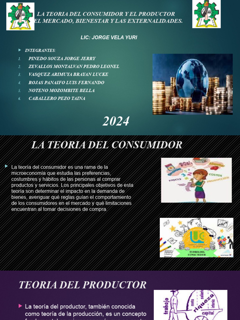 La Teoria Del Consumidor y El Productor | PDF