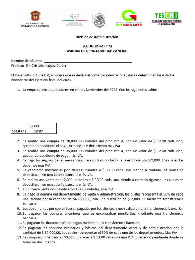 Contabilidad General 1 | Descargar gratis PDF | Impuesto al valor ...