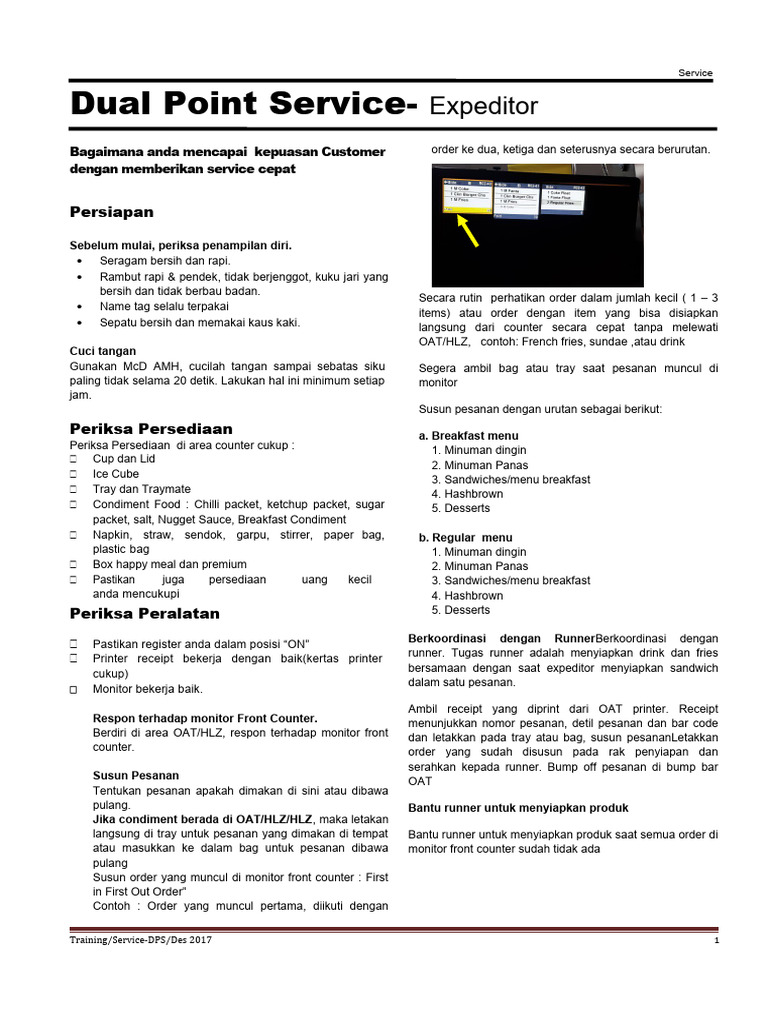 Handsout DPS - Expeditor | PDF