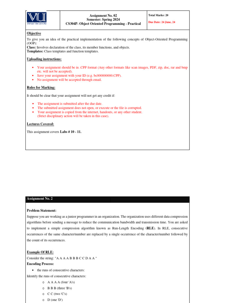 Spring 2024 - CS304P - 2 | PDF | Object Oriented Programming | String (Computer Science)
