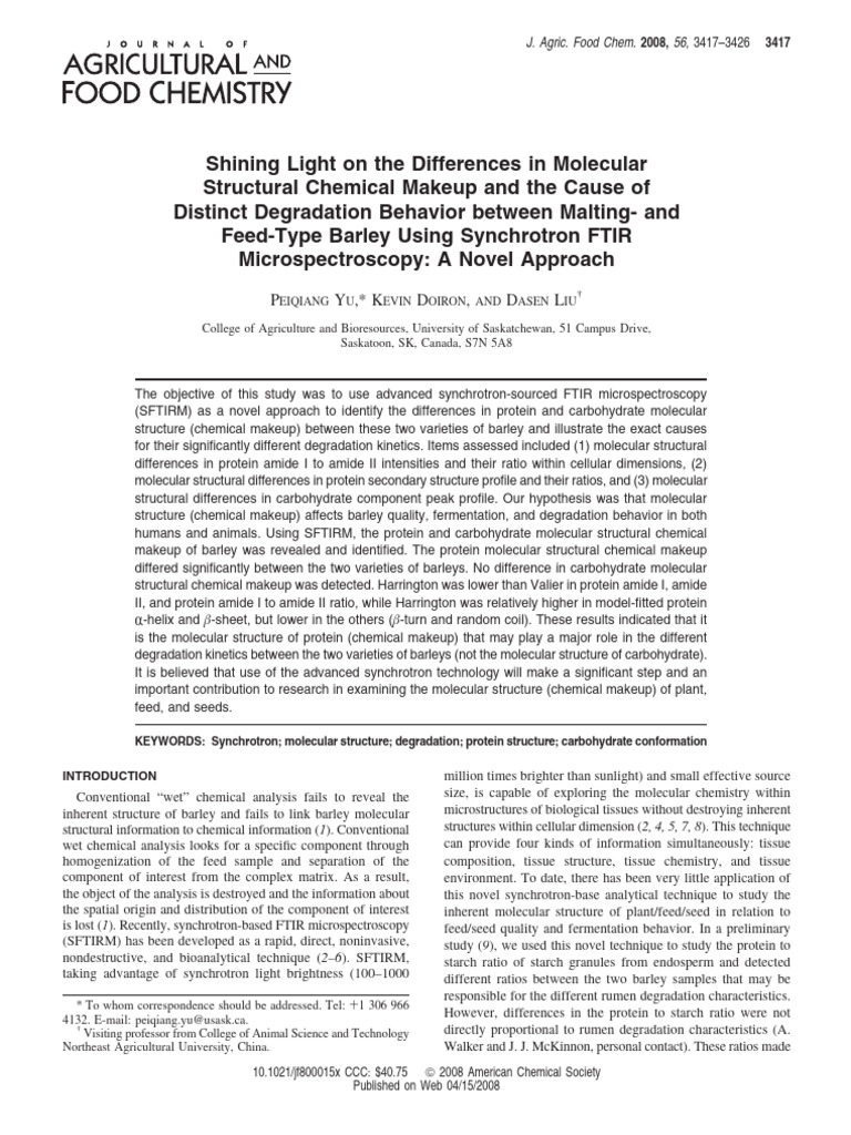 Yu 2008 | PDF | Standard Deviation | Principal Component Analysis