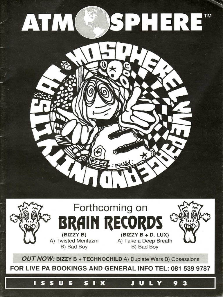 ATMOSPHERE MAGAZINE ISSUE 6 - JULY 1993 | PDF