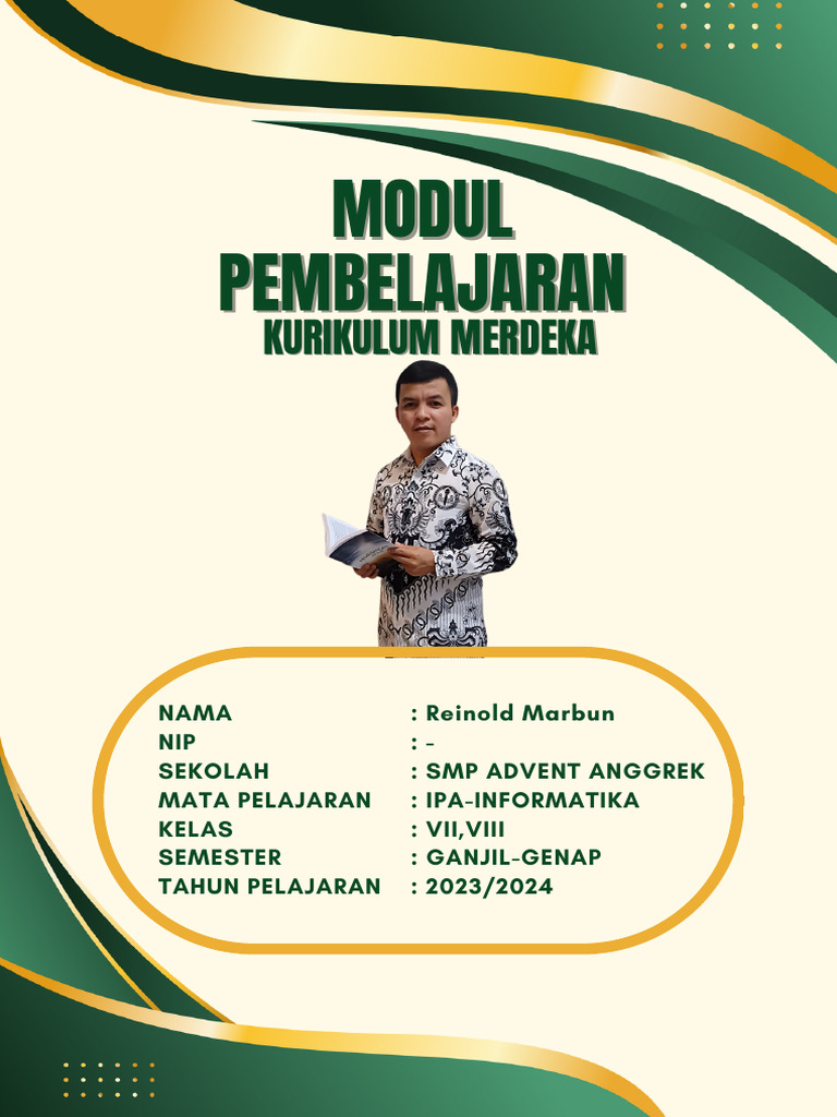 Cover Modul Pembelajaran Kurikulum Merdeka | PDF | Bisnis | Sains ...