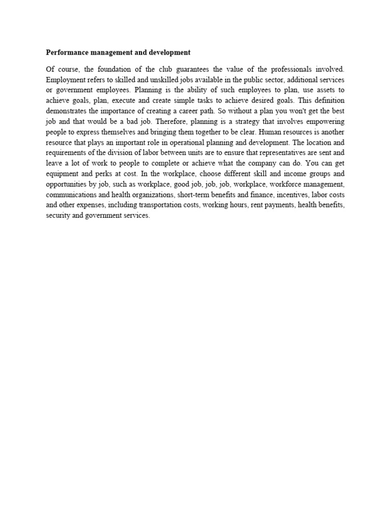 Jobs Availability and Employment Requirements | PDF